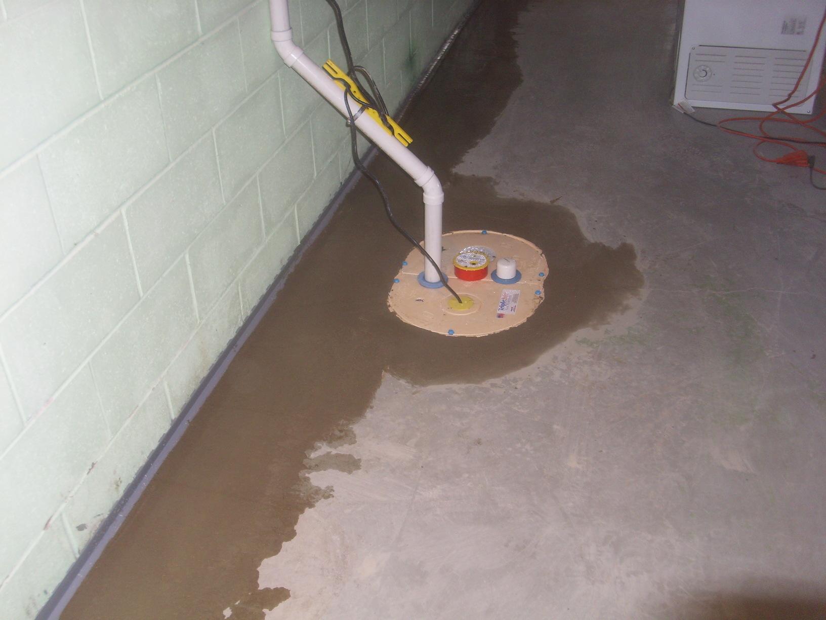 Ayers Basement Systems - Basement Waterproofing Before and After Photos