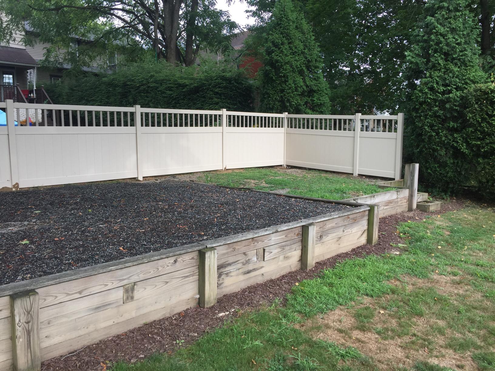 Pro Fence & Railing Before & After Photo Set - New Vinyl Fence ...