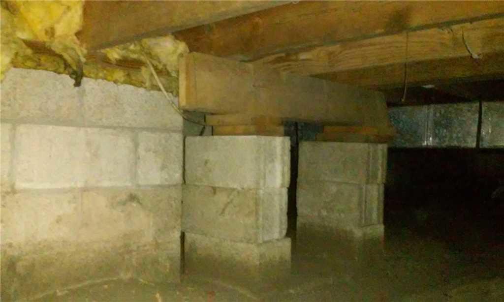 Crawl Space Repair - SmartJack Installation in Champaign, IL - Existing ...