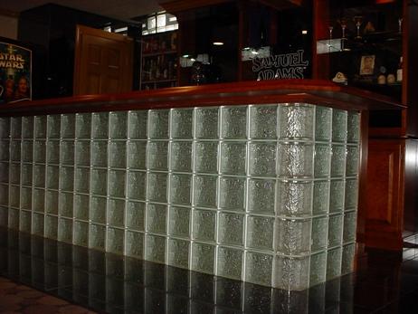Glass Block Installation - Glass Block Bar Installations - Impressive ...