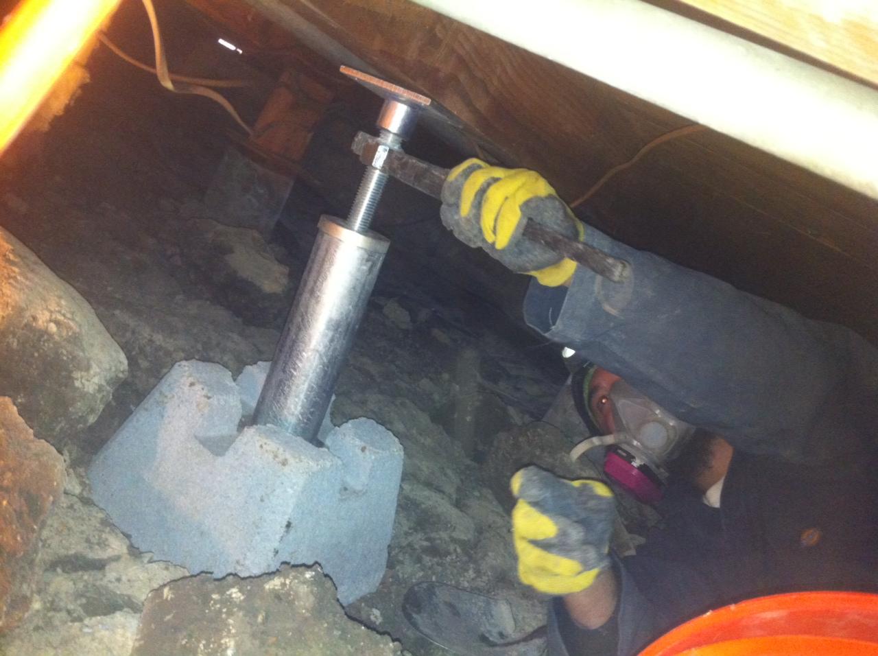 Foundation Repair of CA - Foundation Repair - Smart Jack installed in ...