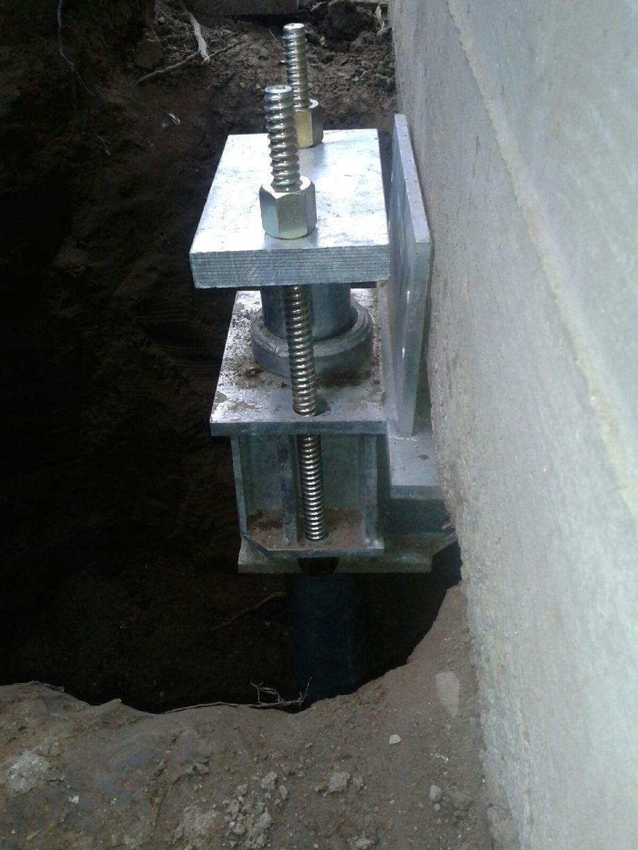 Commercial Foundations - Menlo Park, CA Push Pier Bracket - Push Pier ...