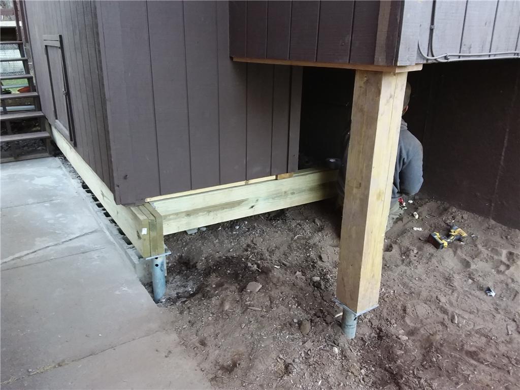 Foundation Repair - Helical Piers Stabilize Home in Circle Pines, MN ...