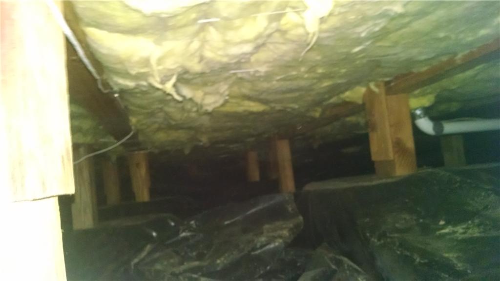 Crawl Space Repair - Nasty Crawlspace in Canby - Dark and Dirty