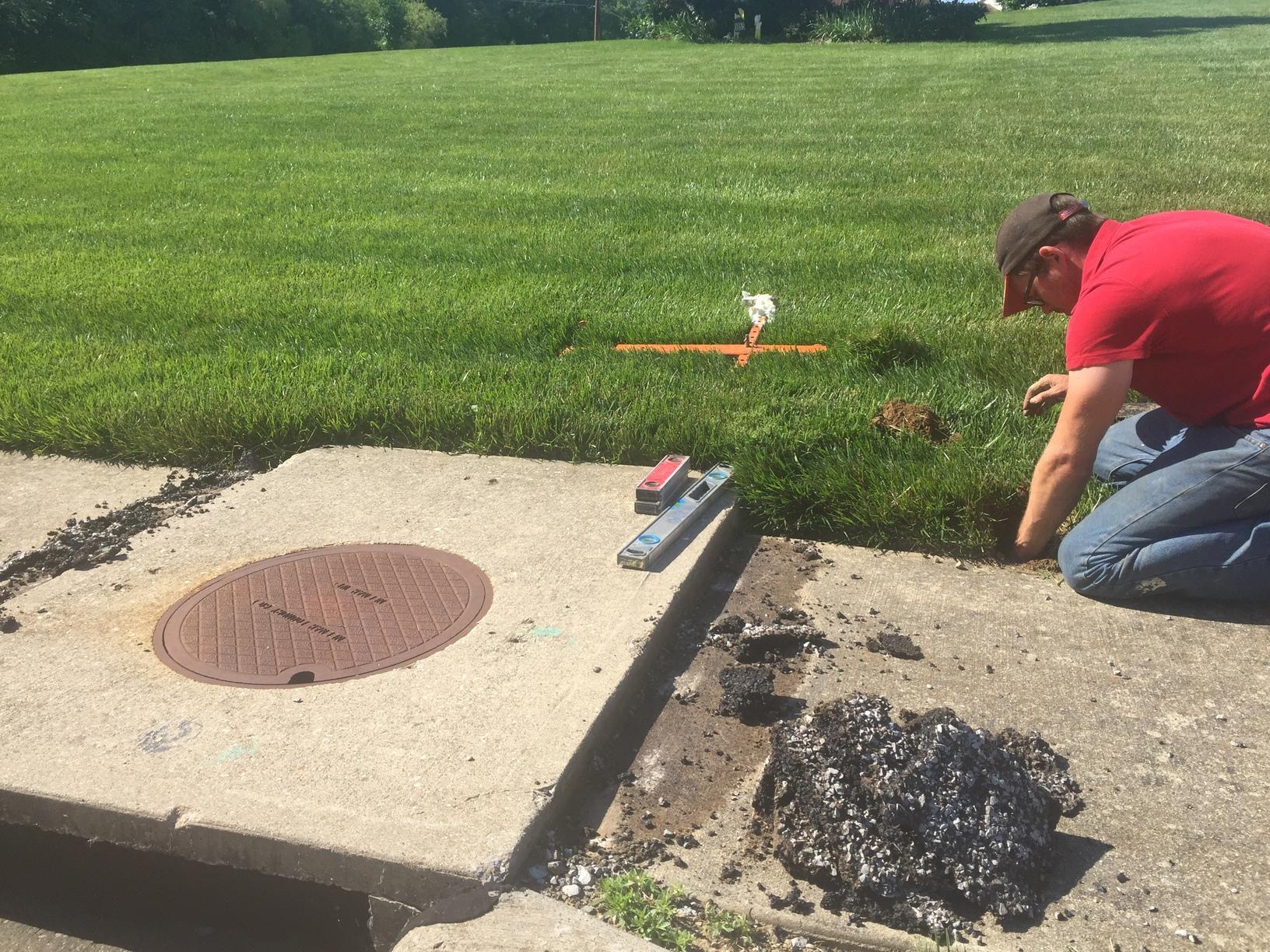 Concrete Lifting and Leveling - Shiloh, Illinois Manholes Restored with ...