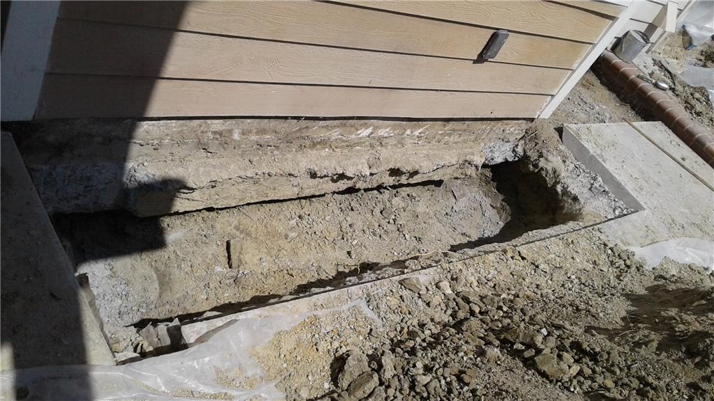 Foundation Repair - Foundation Issues in Mission Viejo, Ca - Trench for ...