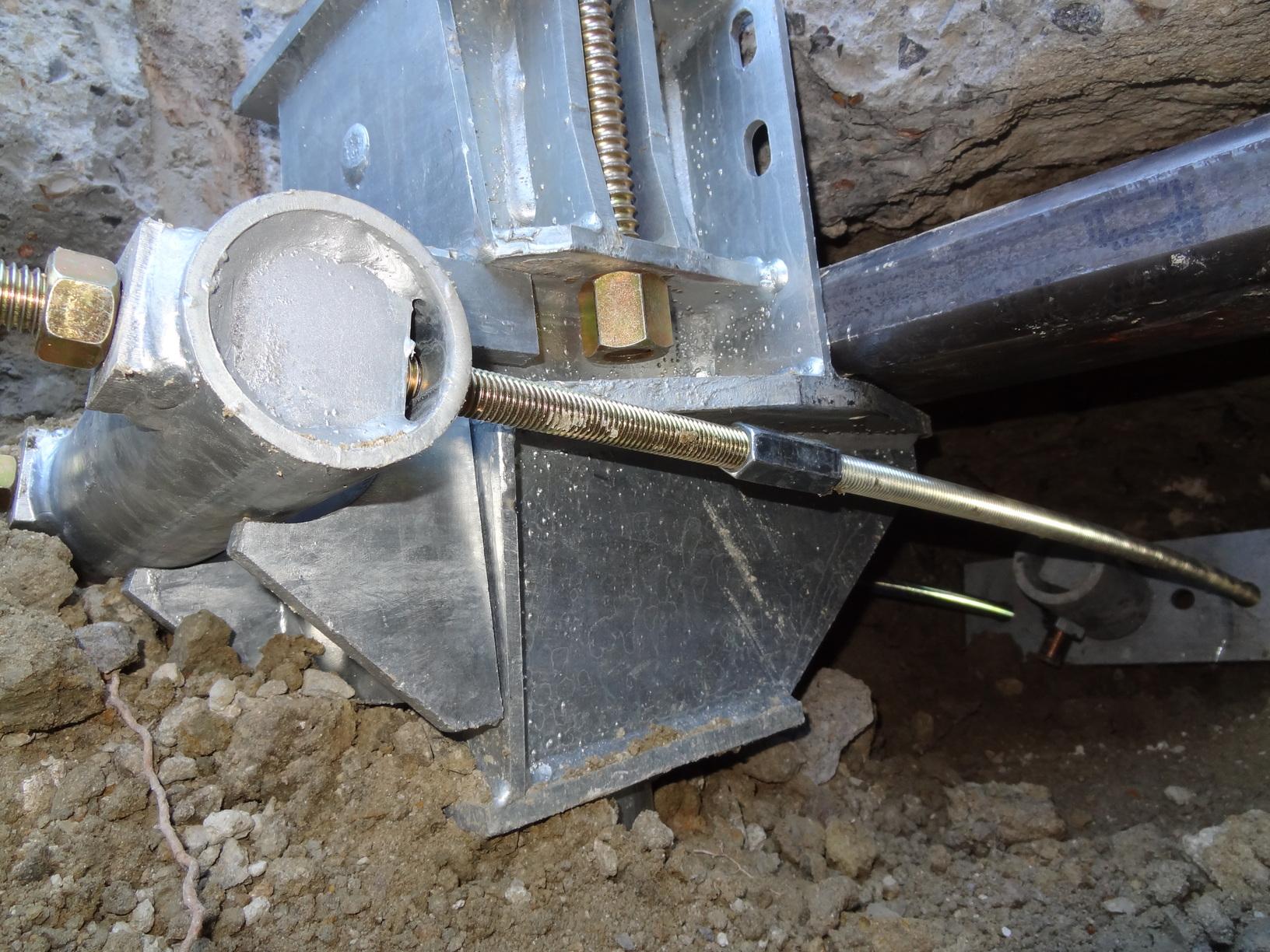 Foundation Repair - Helical Piers in Mission Viejo, Ca. - Beneath Steel ...