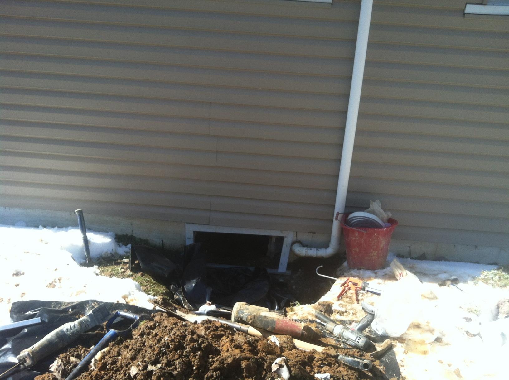 Crawl Space Repair - Owensboro, IN Crawlspace Gets New Window Wells ...