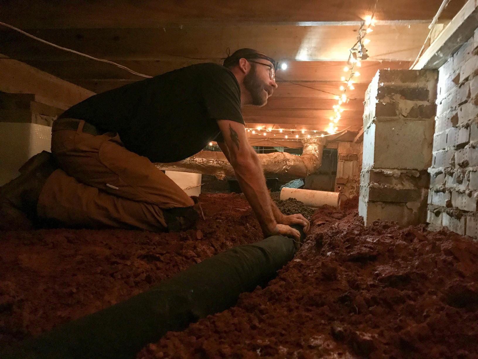 Basement Waterproofing - CleanSpace Brightens Crawl Space in Taylor, SC ...