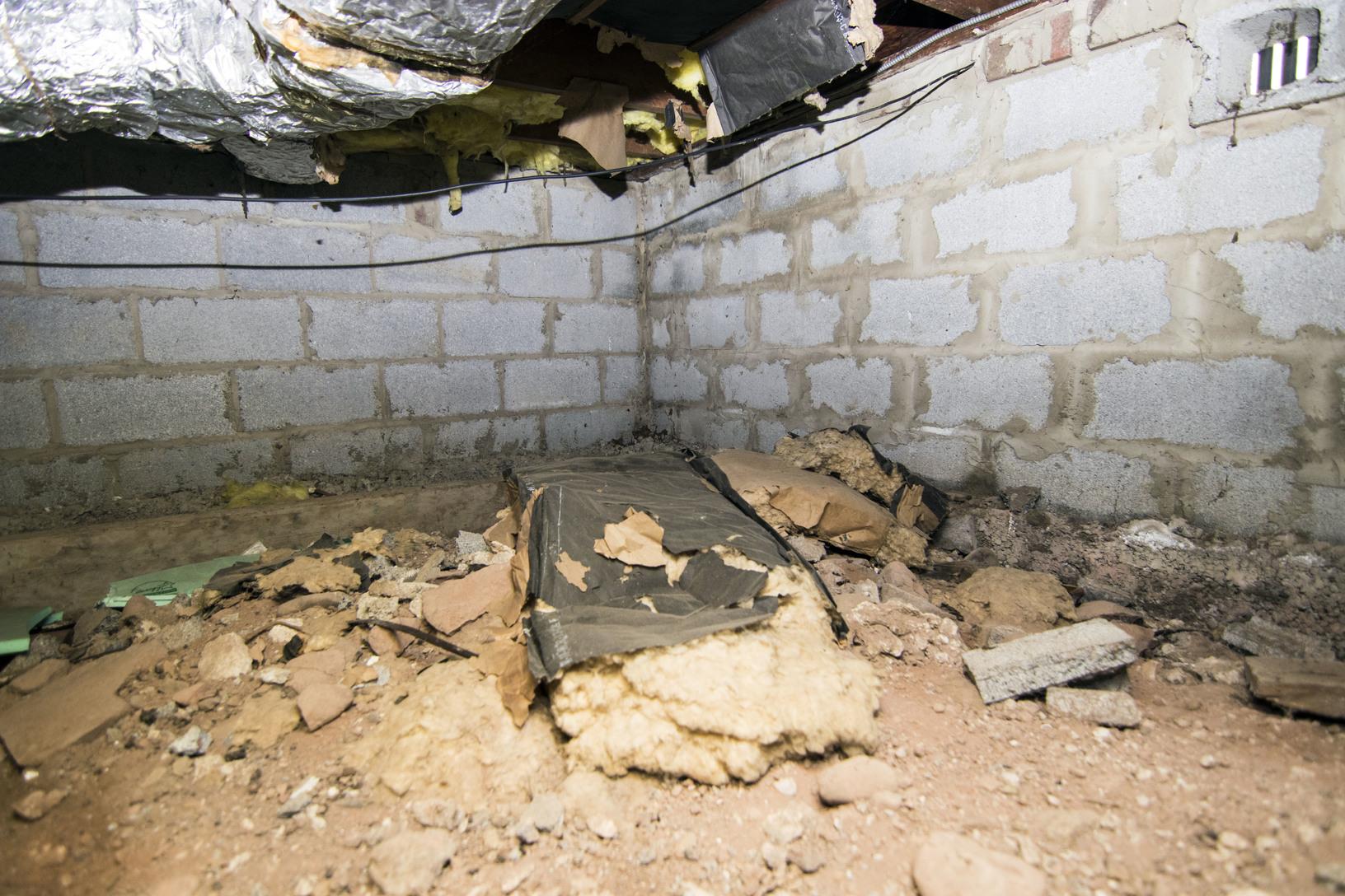 Crawl Space Repair - Damp and Cold Crawl Space in Vernon, NJ - Old ...