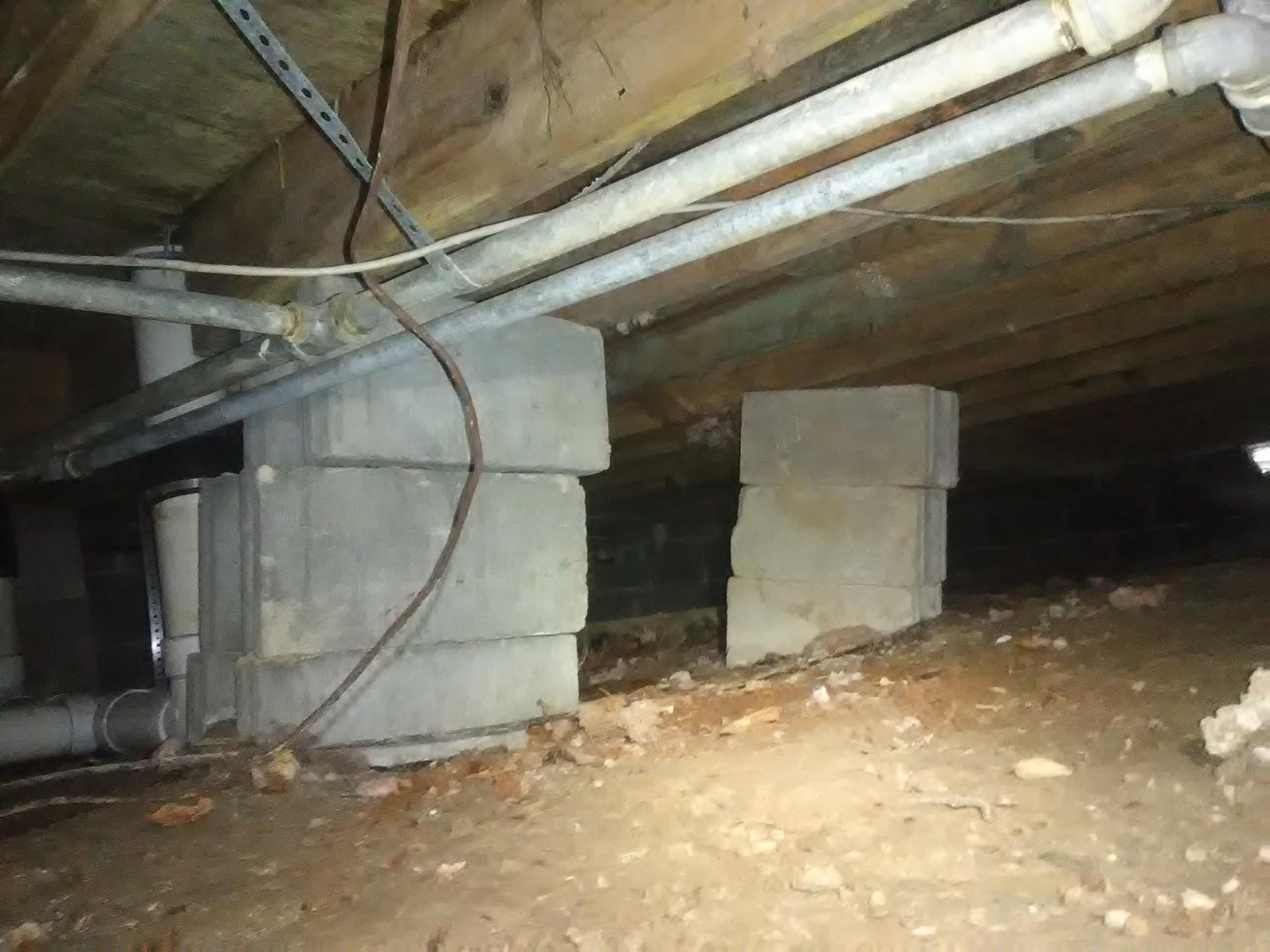 Crawl Space Repair - Clean Crawl Space in Morrilton Arkansas - Concrete ...