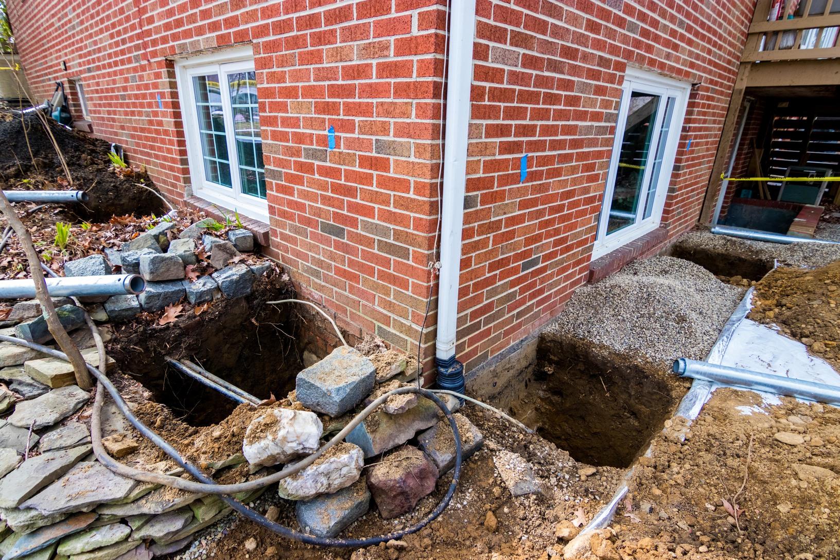Push Pier Systems - Foundation in Matawan, NJ Home Stabilized by Push ...