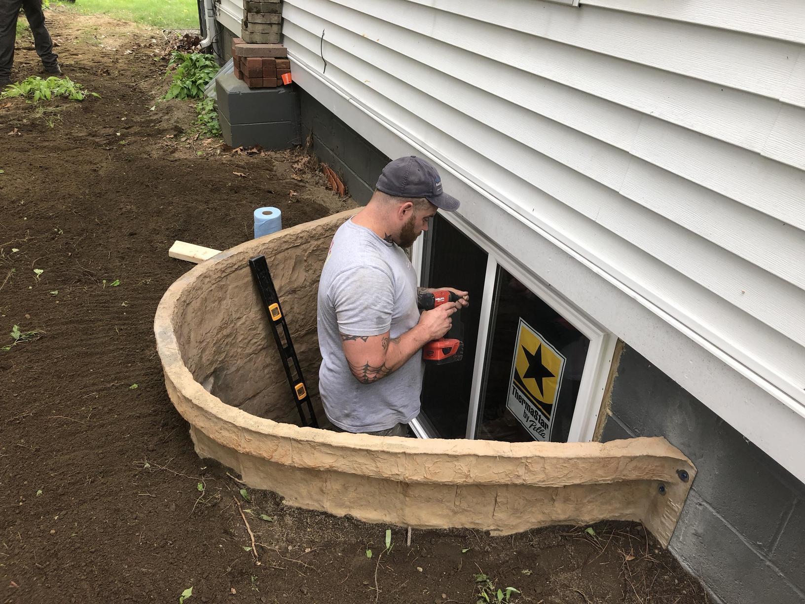 Basement Waterproofing - Window Well and Egress Window in Burlington ...