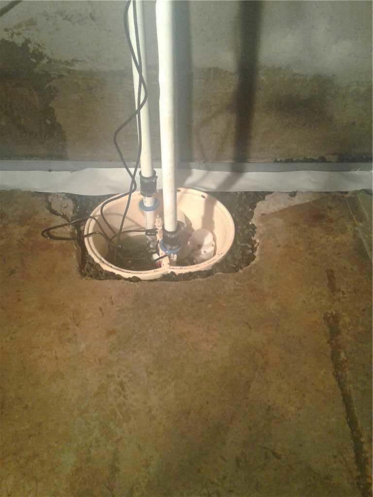 Basement Waterproofing - Basement Sump Pump Installation in Belmar, NJ ...