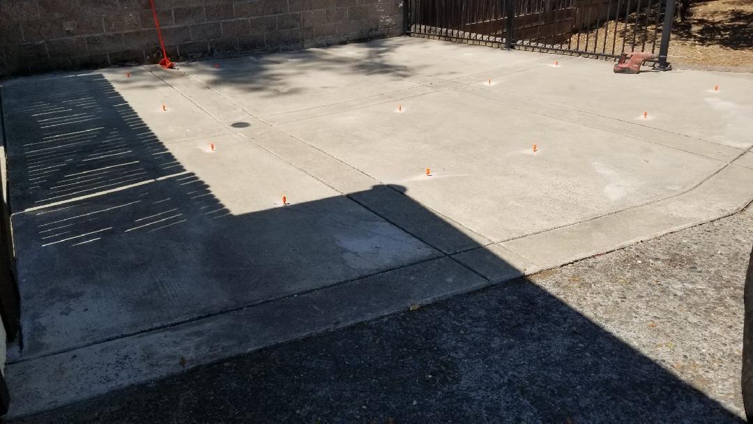 Concrete Leveling - Sinking driveway in Fair Oaks, CA - Installation of ...