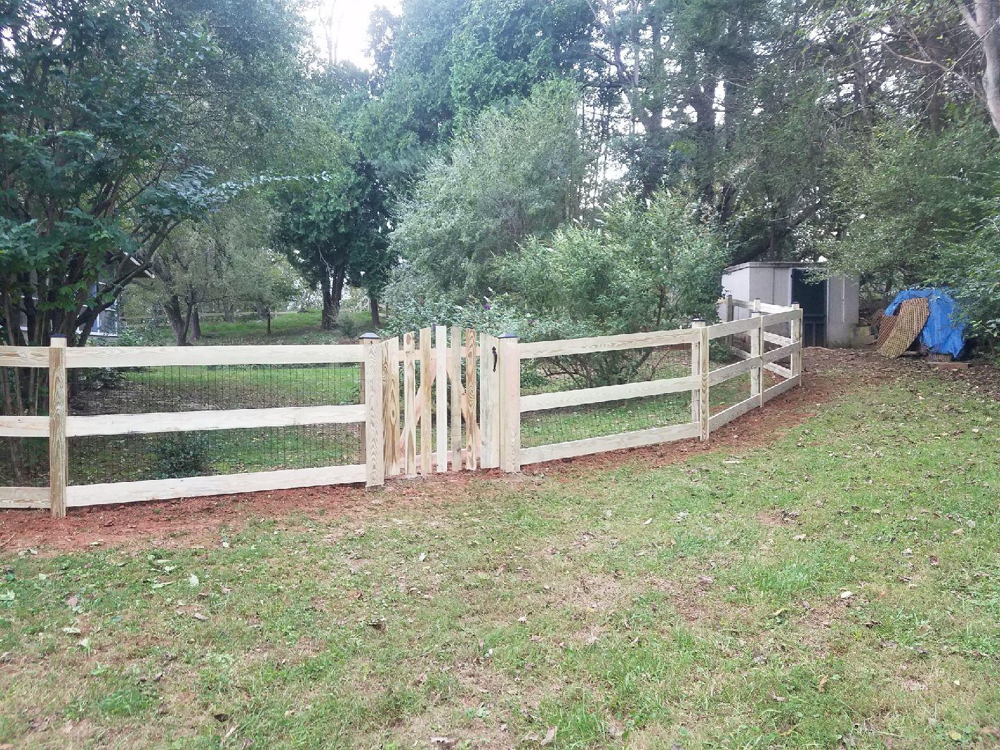 Residential Fencing - Paddock/Wood Fence In Middleburg, VA - Wood Gate ...