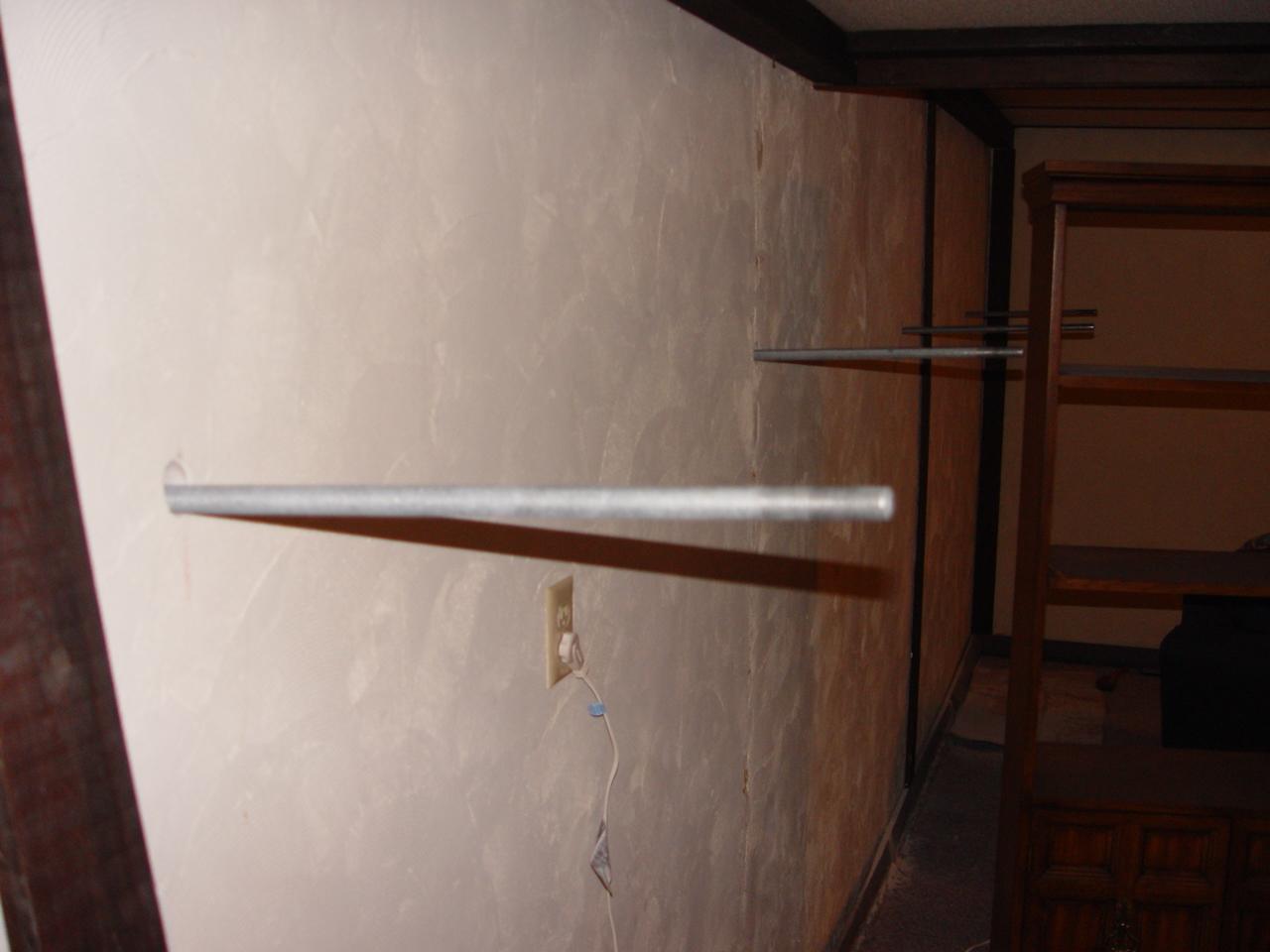 Foundation Repair - Basement Wall Support - Several Anchor Rods