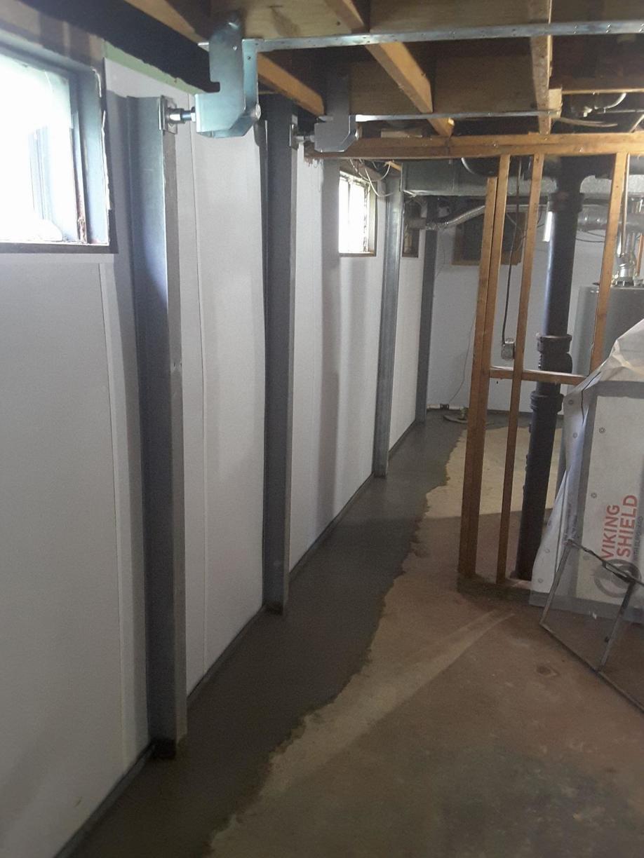 Basement Waterproofing - Water Damaged O'Fallon, MO Basement Restored ...