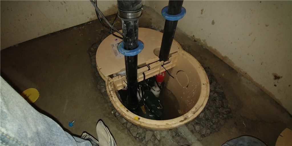 Basement Waterproofing - Infiltration of water in Sorel-Tracy - Sump ...