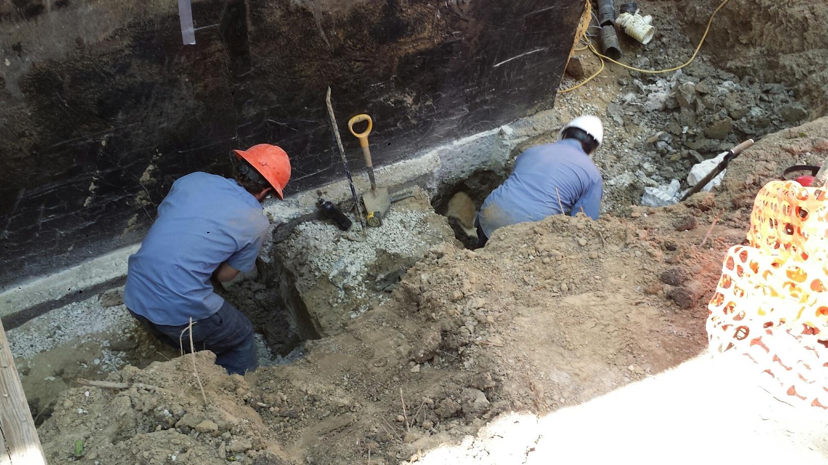 Foundation Repair - Foundation Failure in Wallaceburg, ON - Footing Prep