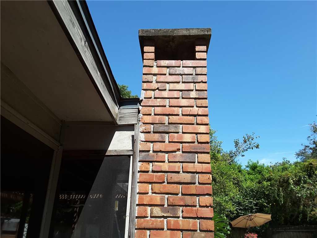 Home Foundation Repair - Leaning Chimney Stabilized in Brunswick, GA ...