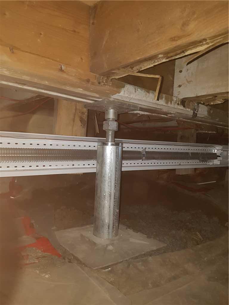 Crawl Space Repair - Stabilization of a crawl space in Saint-Anicet ...