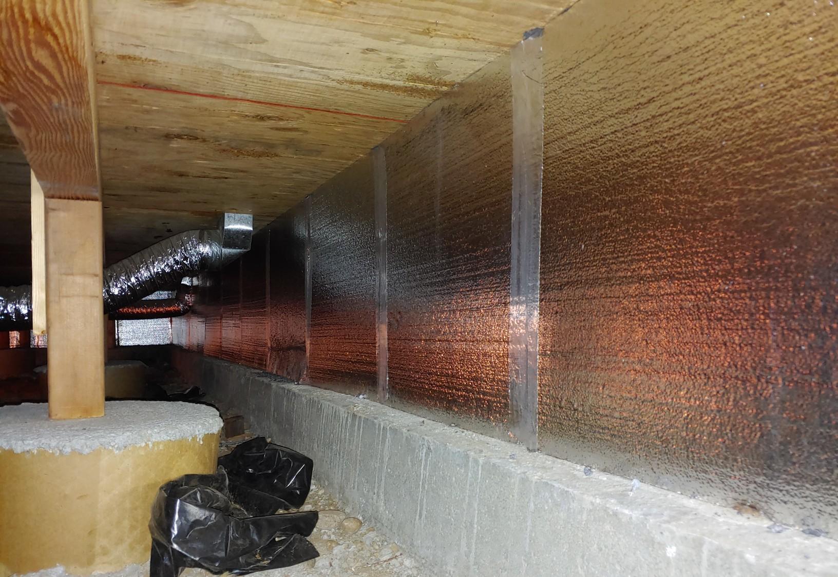 Silver Glo Crawlspace Insulation - Radiant Heat Barrier