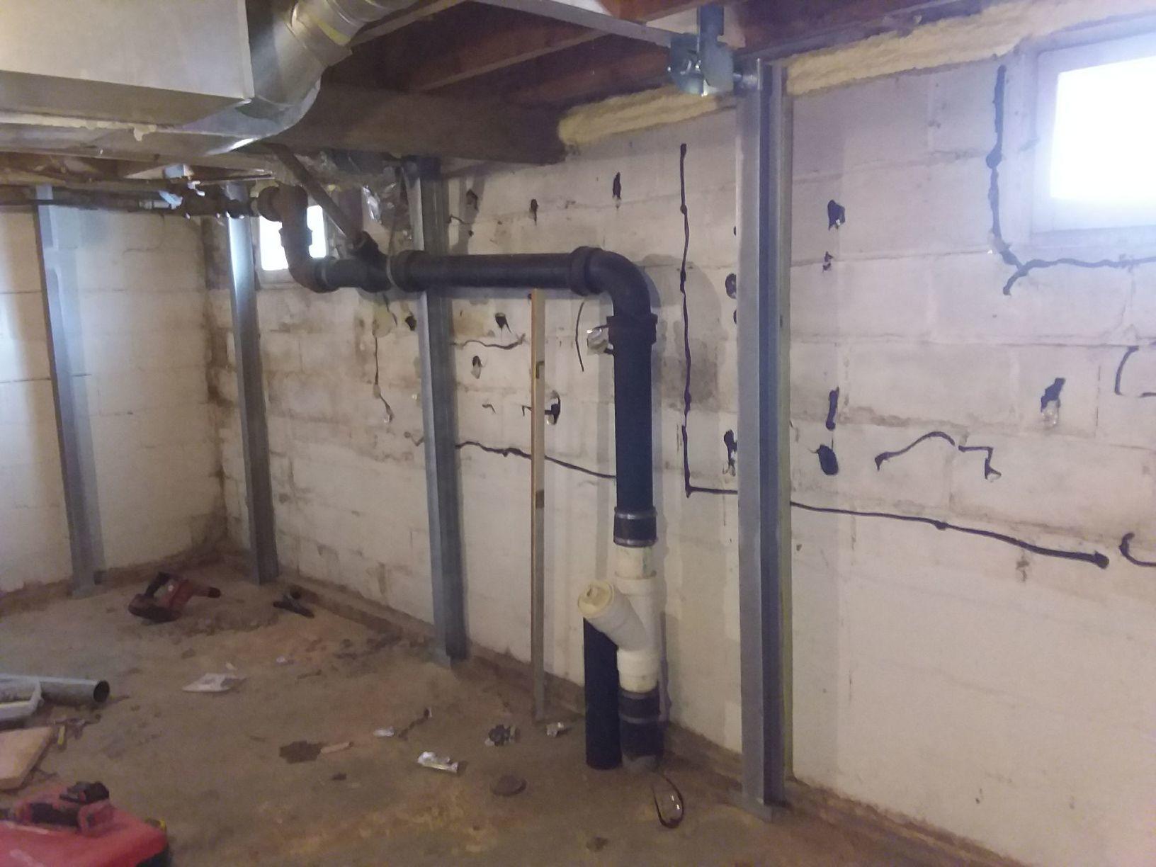 Foundation Repair - Badly Bowed Wall in Cromwell, MN - 2