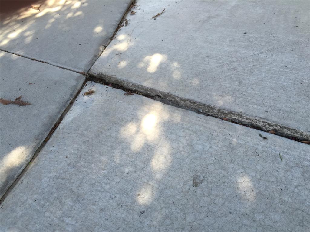 Concrete Leveling - Examples of Needing PolyLevel Injection - Sunken ...
