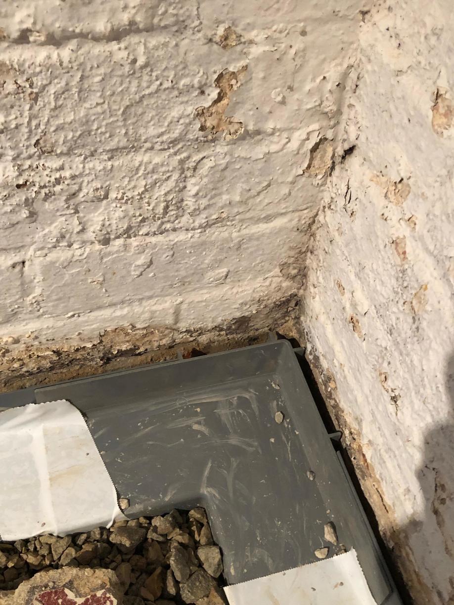 Basement Waterproofing - Water Intrusion in Central Garden Home - During