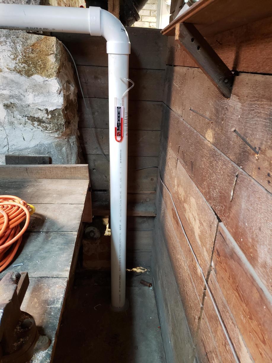 Radon Gas Mitigation - Radon Mitigation System, Ipswich, MA - View of ...