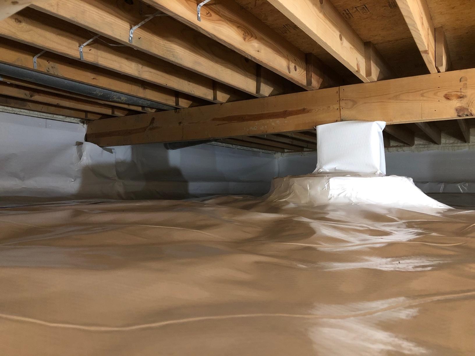 Crawl Space Repair - Unkept, Wet Crawl Space Transforms with CleanSpace ...