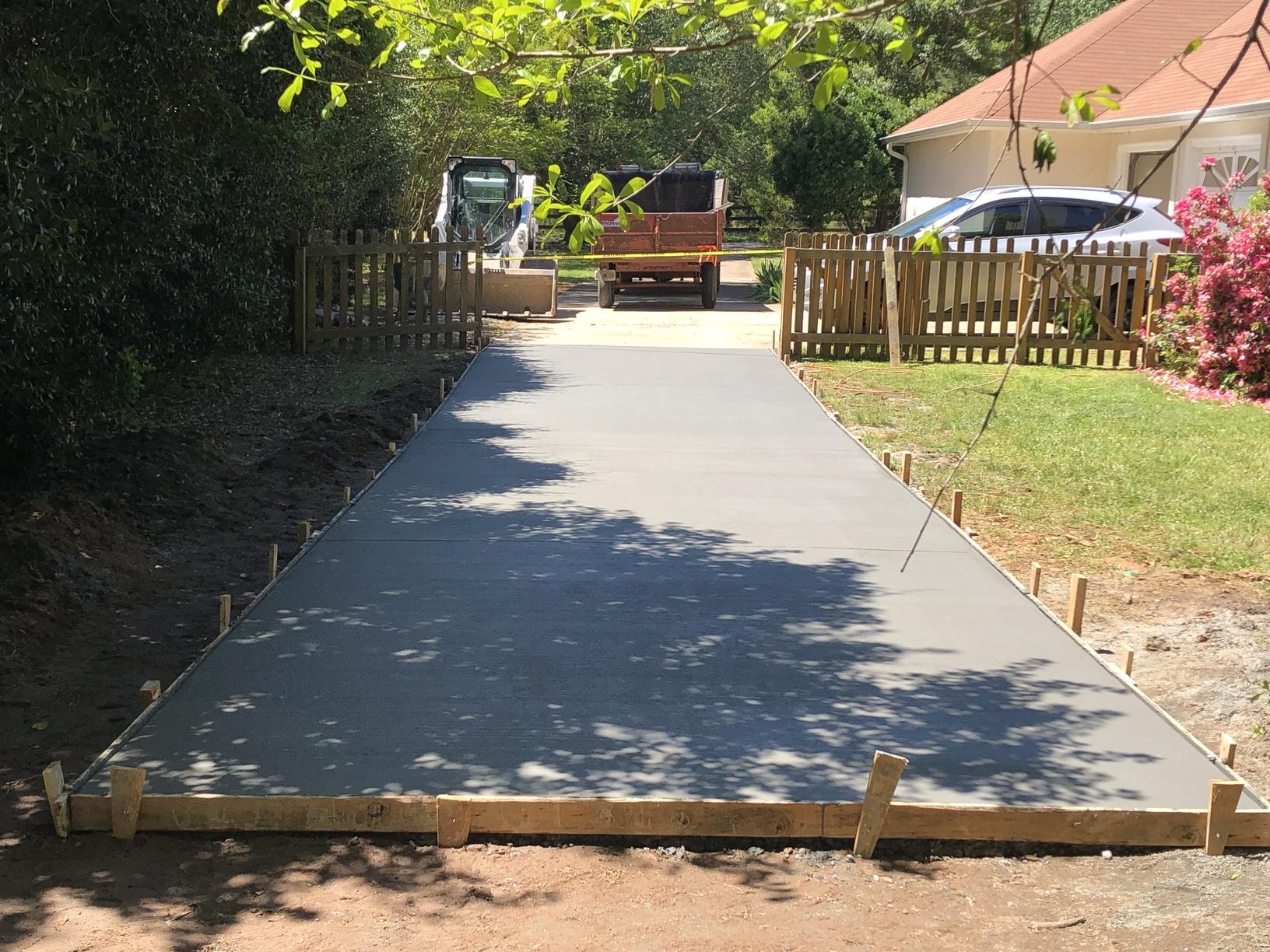 Deck Installation - Concrete - Finished