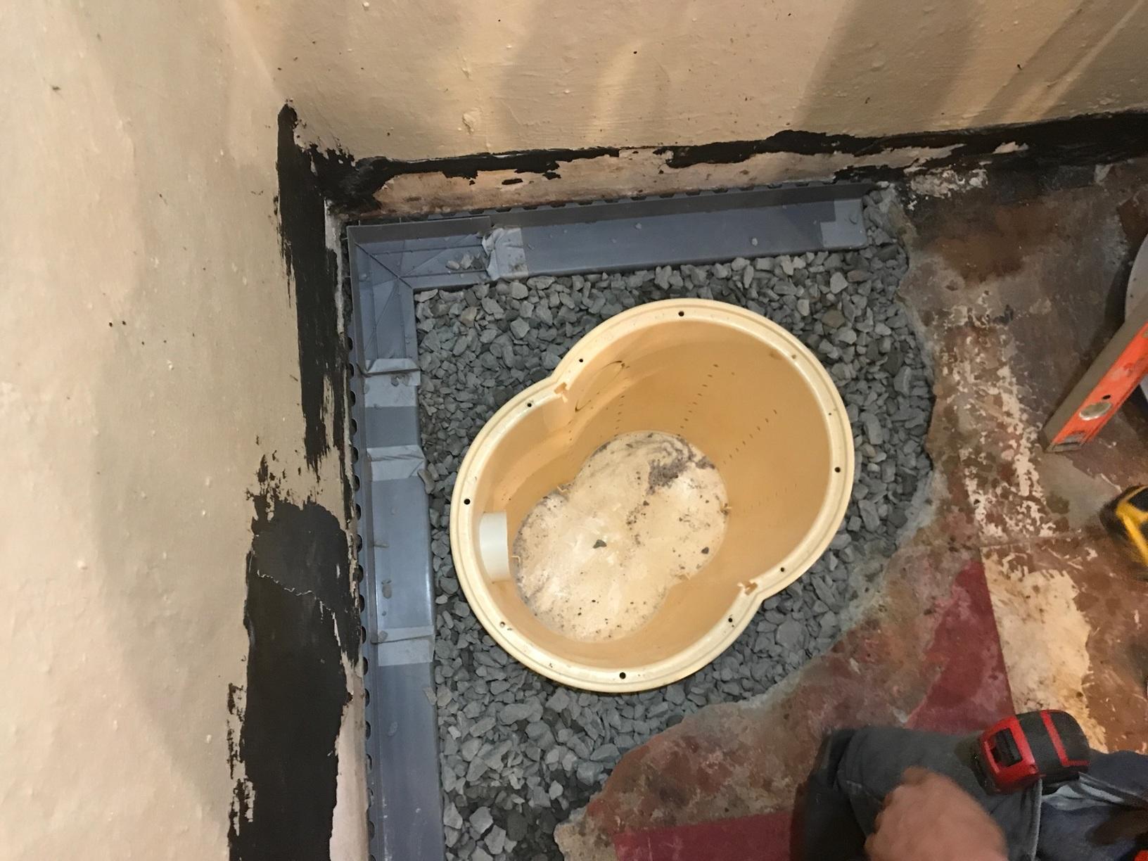 Basement Waterproofing - Madison Heights, VA Waterproofing - Sump liner