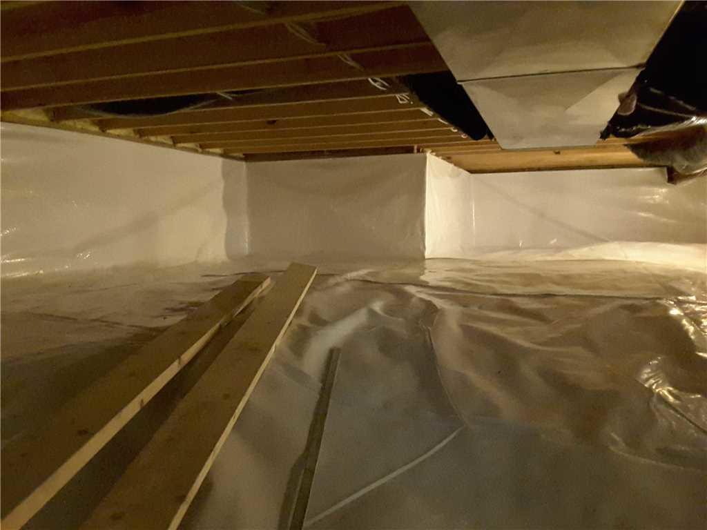 Basement Waterproofing - Rainy Alton, IL Crawl Space Waterproofed with ...