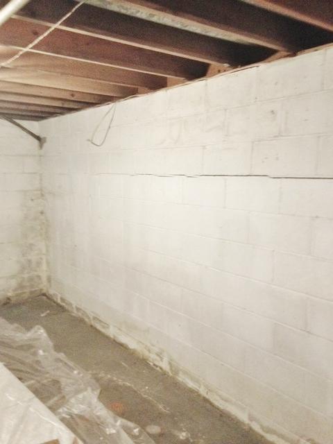 Basement Waterproofing - Toms River Basement Wall Saved with Carbon ...
