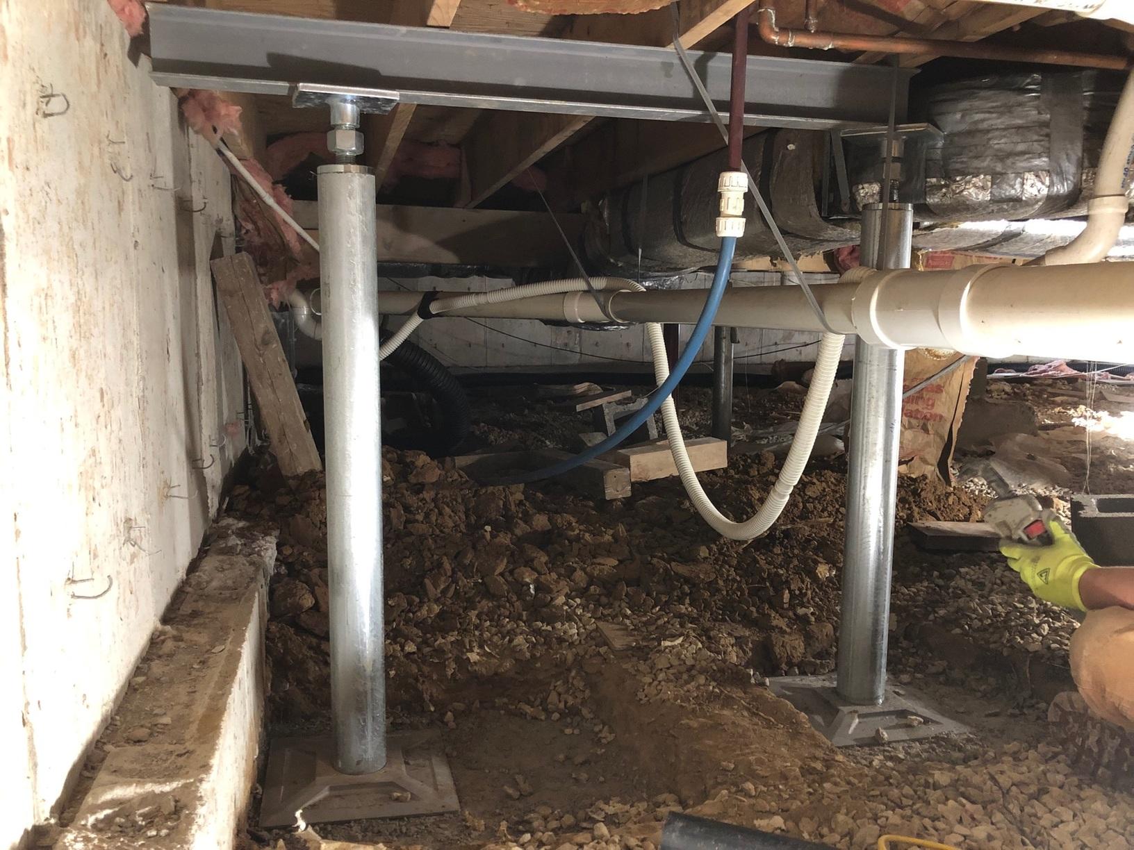 Foundation Repair - SmartJacks Installed in Swansea, IL Home ...