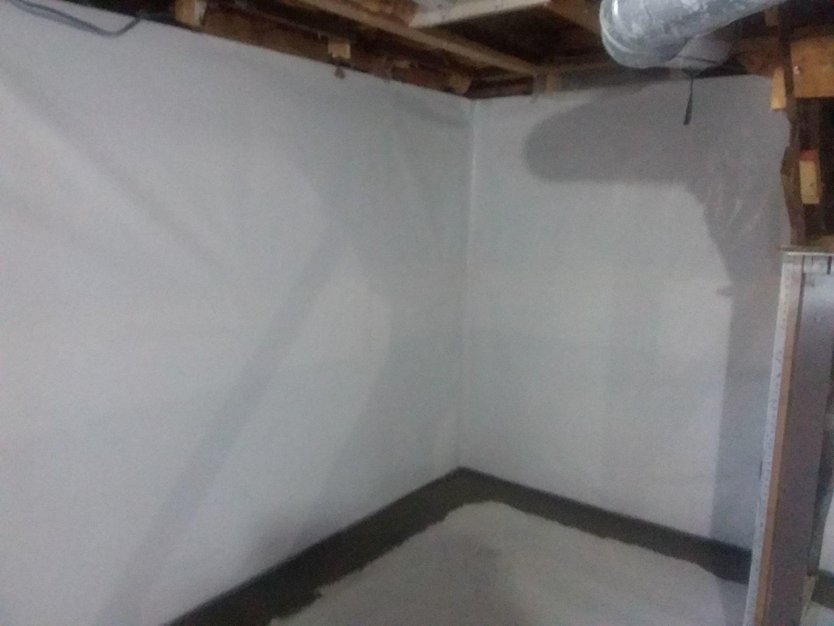 Basement Waterproofing - CleanSpace Walls in Basement - CleanSpace Wall ...