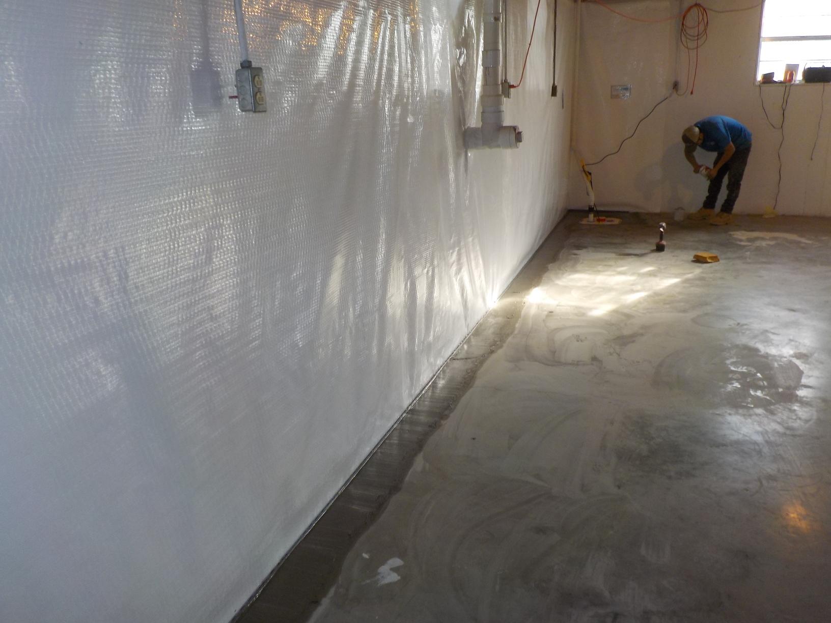 Basement Waterproofing - Waterproofing a Basement in Allensville, KY ...