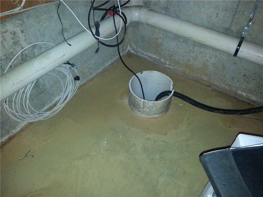 Basement Waterproofing - Old Sump Pumps in CT and NY - Open Sump Pump ...