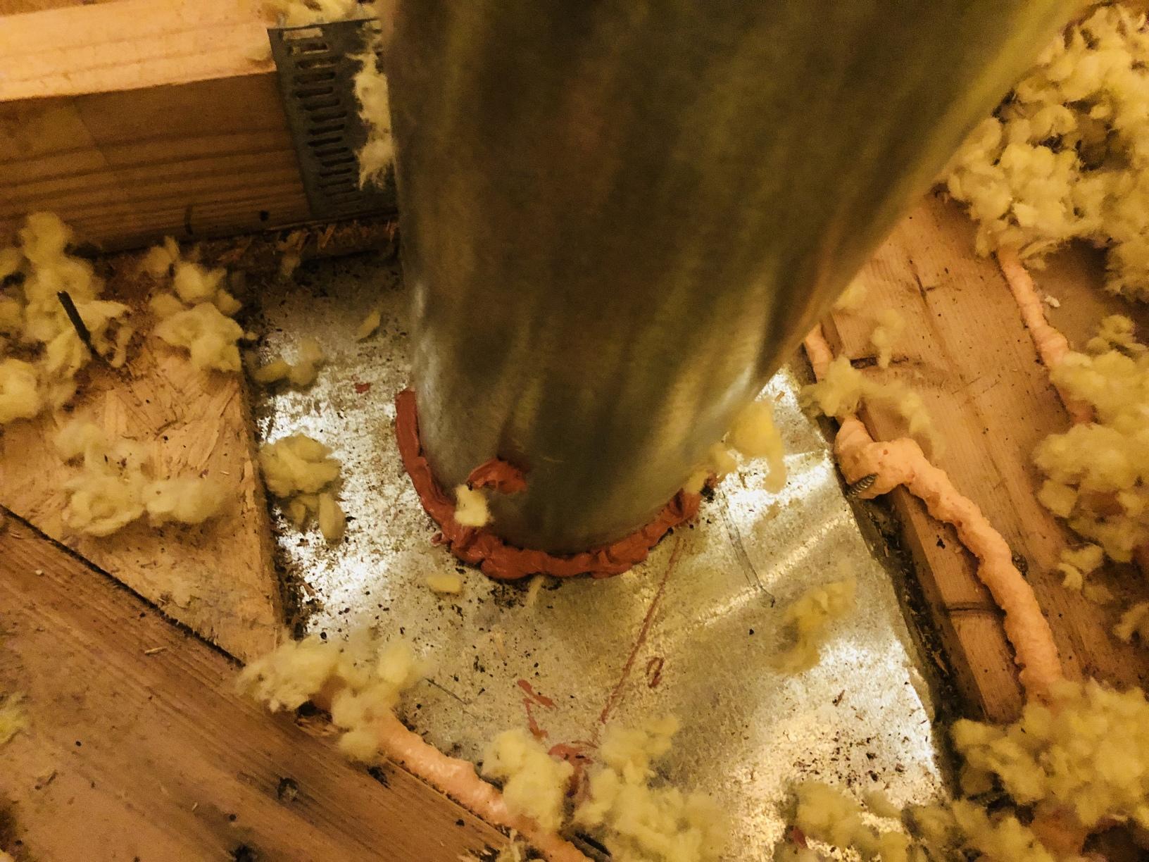 Attic Insulation - A Two Floor Attic and a Chimney in Ashburn, VA ...