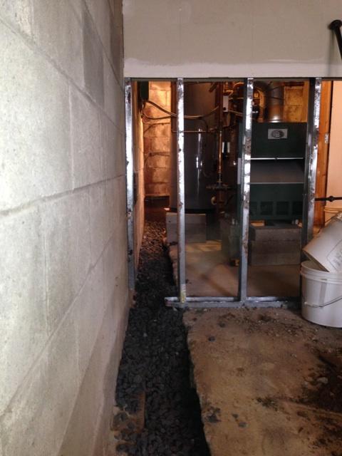 Basement Waterproofing - Residential Basement needed Waterproofing ...