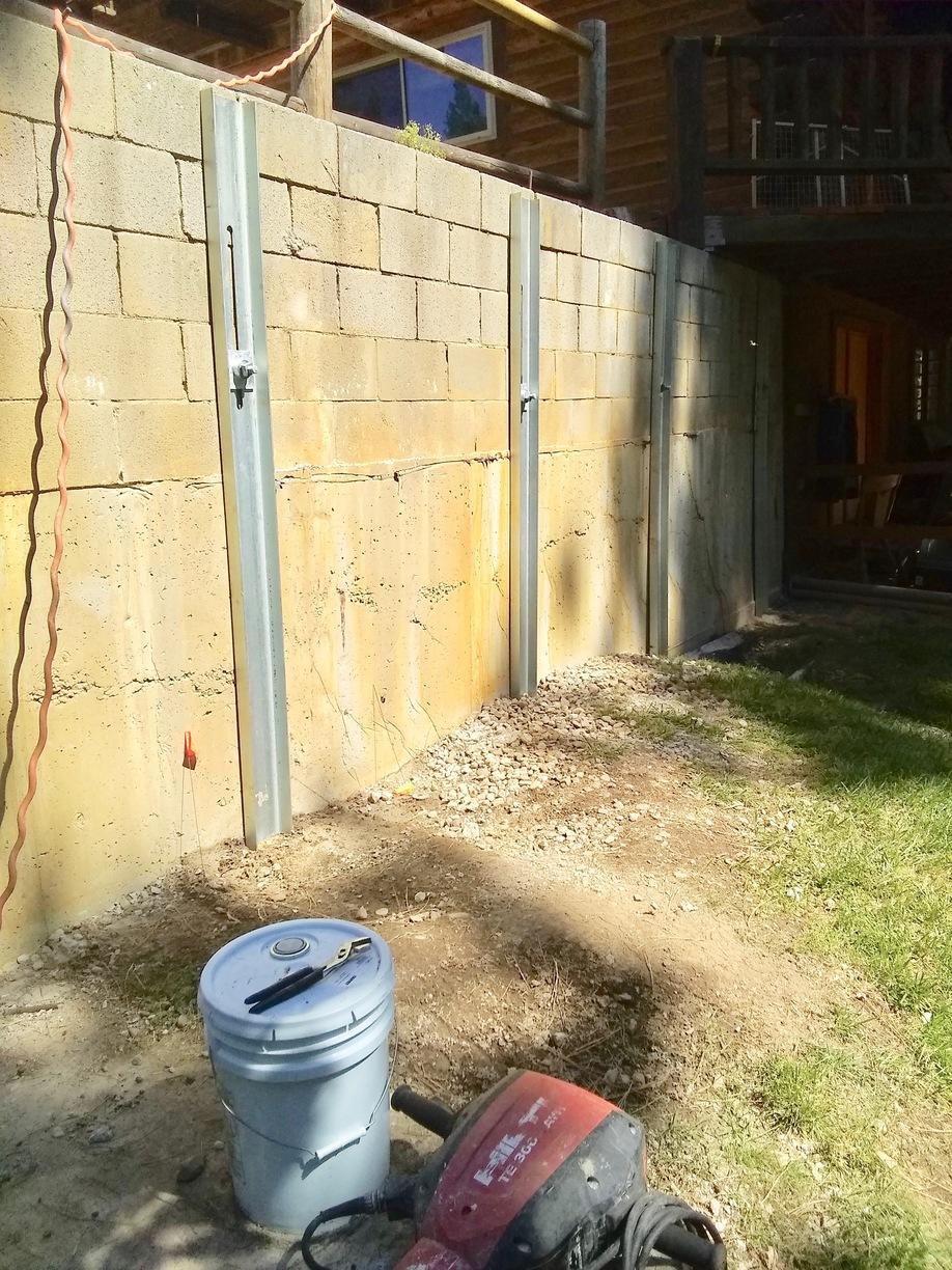 Foundation Repair - Geo-Lock retaining wall in Garden Valley, ID - Geo ...