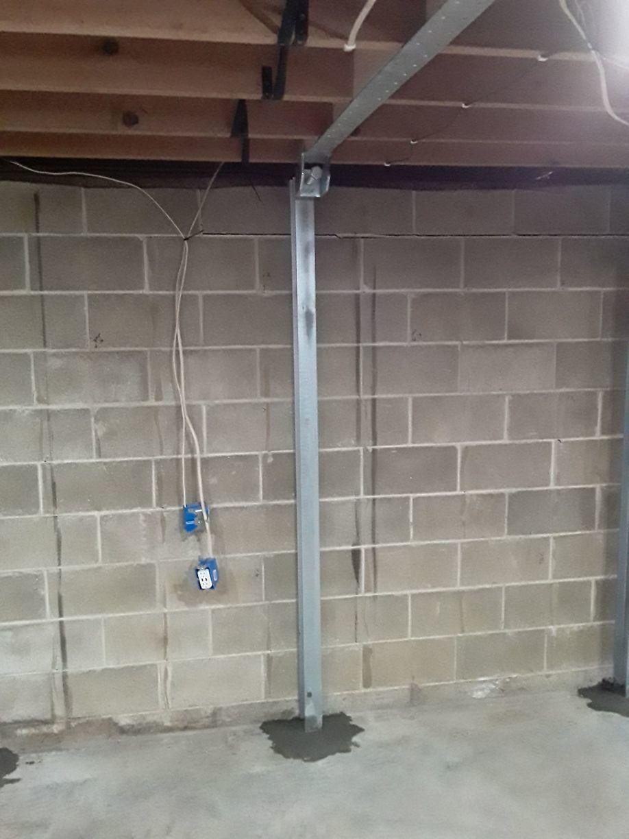 Foundation Repair - Foundation Solution with PowerBrace - PowerBrace System