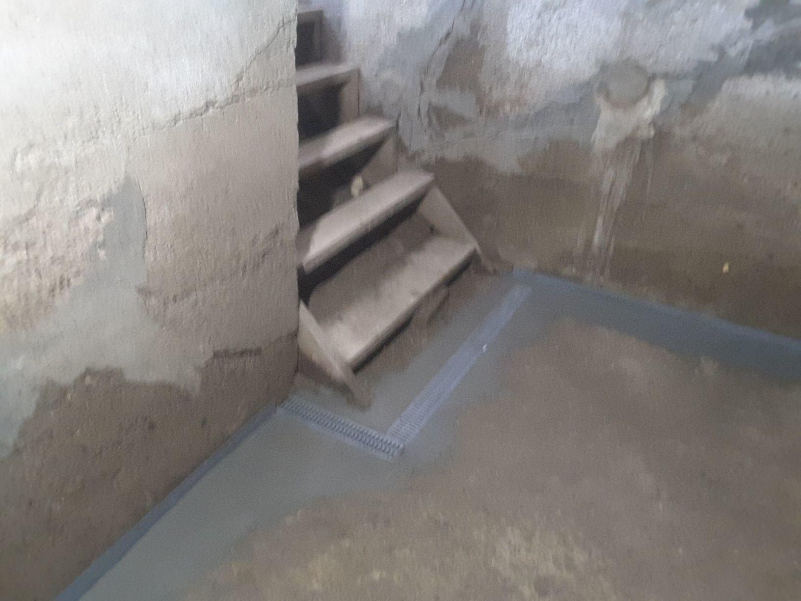 Basement Waterproofing - The Waterproofing System - Trench Drain