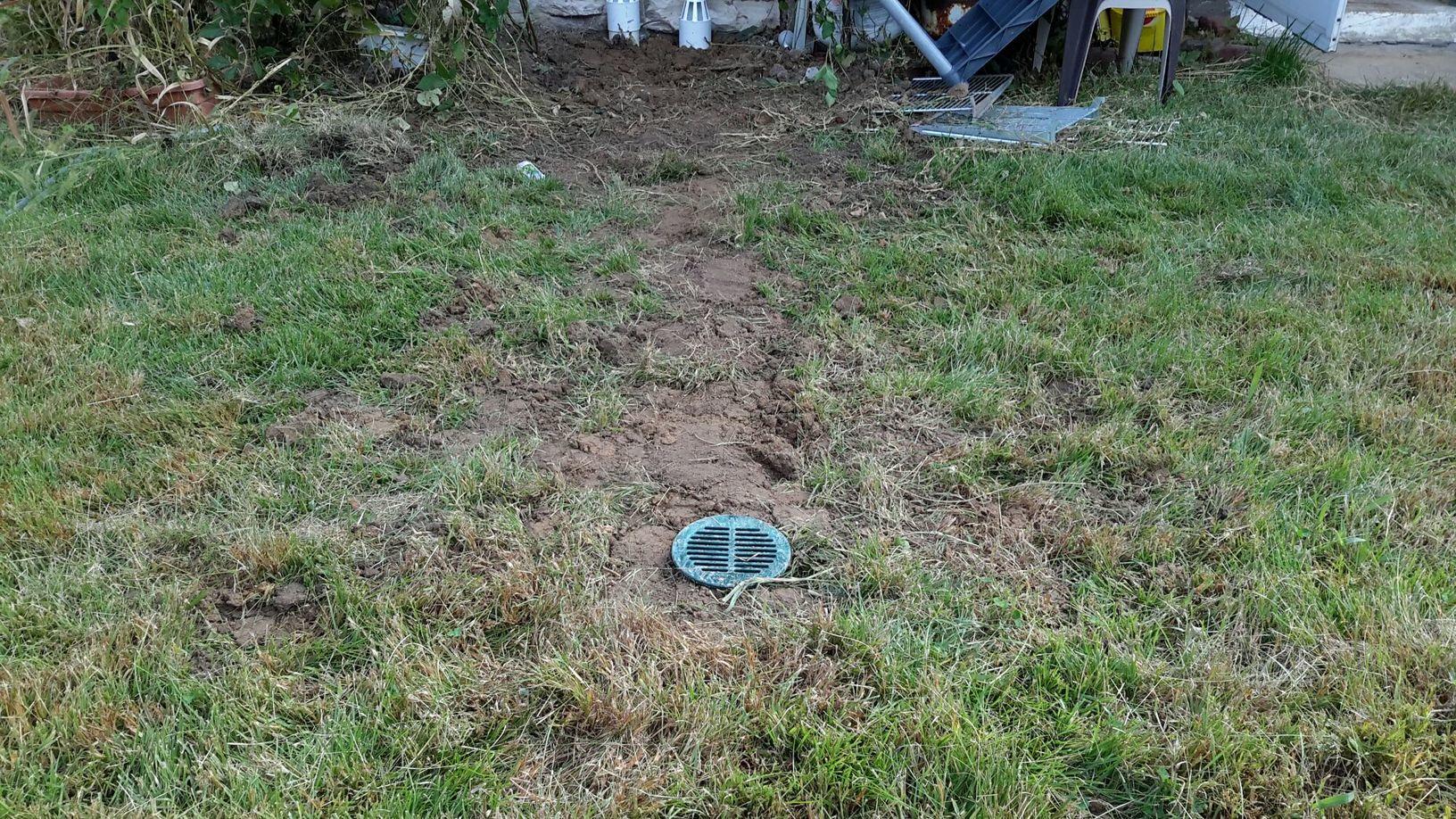 Basement Waterproofing - Extending Drainage Line - Extending the ...