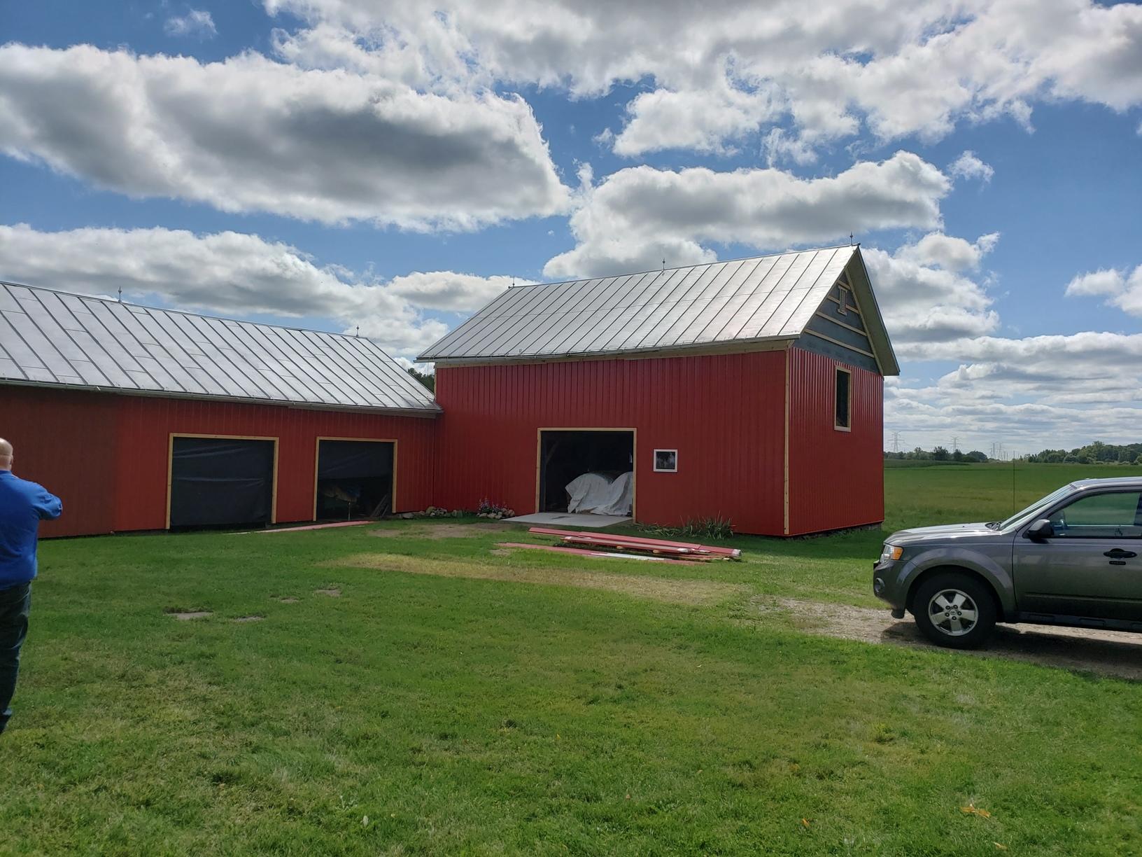Siding - Red Barn - Vertical Siding in Rockford