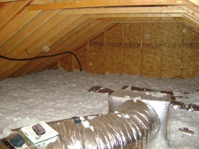 Attic Insulation - Attic Insulation in Burlington, CT - Old Cellulose ...