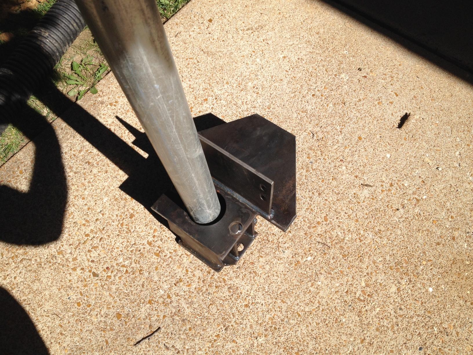 Foundation Repair - Foundation Piering Oakville, MO - Steel Bracket and ...