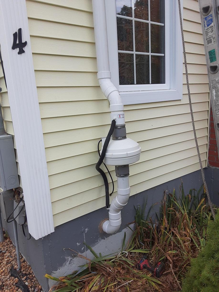 Radon Gas Mitigation - Double Radon Mitigation System, Salem, NH ...